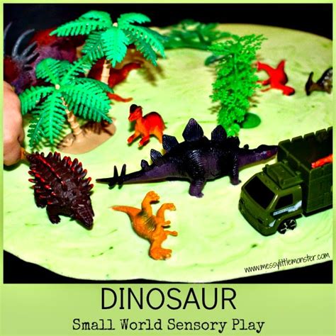 Dinosaur Small World Messy Little Monster