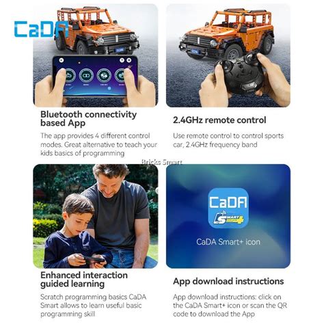 Cada Tank Suv 1 12 C51206w Rc Block Toy Set 561 Pieces