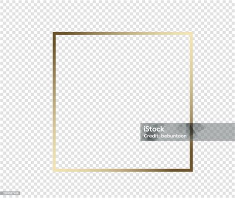 투명한 배경에 고립된 그림자가 있는 골드 빛나는 빛나는 프레임 골든 럭셔리 빈티지 사실적인 직사각형 테두리 일러스트레이션 벡터 0명에 대한 스톡 벡터 아트 및 기타 이미지