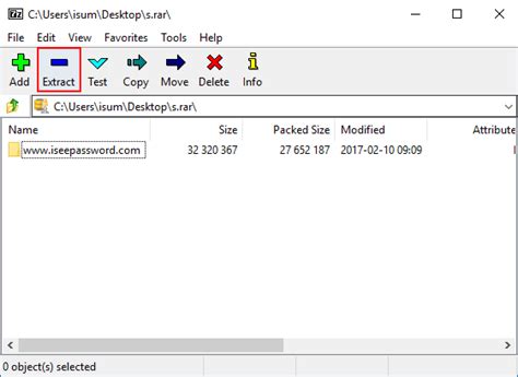 More Options To Unpack RAR Archive File On Windows