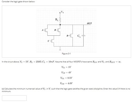 Solved Consider The Logic Gate Shown Below RL OUT Figure Chegg