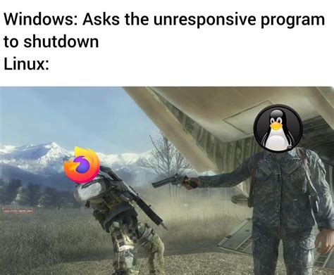 Killing Processes 😎 R Linuxmemes