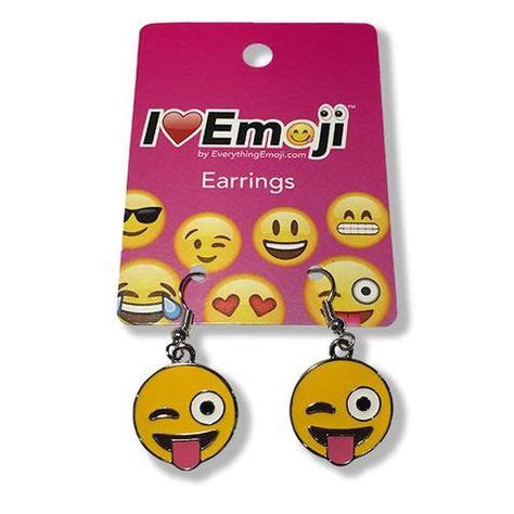 26 Emoji Earrings Ideas Emoji Earrings Emoji Jewelry Emoji