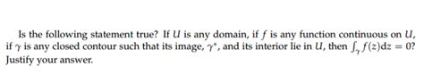 Complex Analysis Cauchys Theorem For A Continuous Function