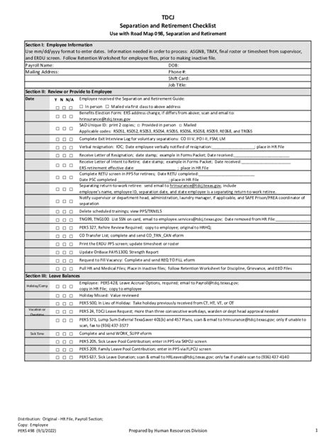 Fillable Online Tdcj Employment Application Forms Texas Department Of