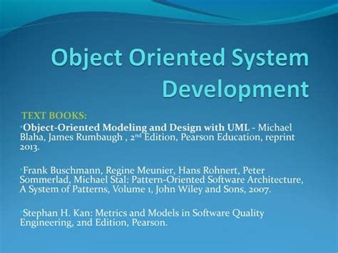Object Oriented Analysis And Design Ppt Computing Technology And Computing