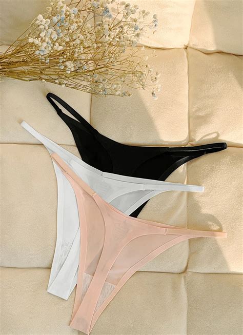 Lady One Piece Seamless Thong Underwear Invisible G String T Back Panties Buy Ladies One Piece