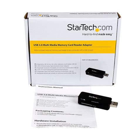 Startech Adaptador Multi Media Usb 3 0 Lector De Tarjetas Sd Mmc Micro Sd Etchile