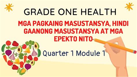 Mga Pagkaing Masustansya Hindi Gaanong Masustansya At Mga Epekto Nito