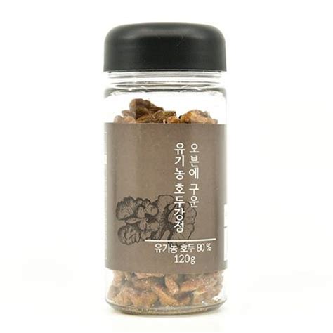 오븐에 구운 유기농 호두강정 120g 배민스토어