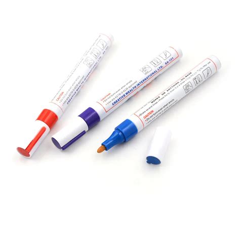 1pc Colorful Universal Waterproof Permanent Paint Marker Pen 10 Colors