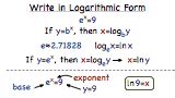 How Do You Convert From Natural Logarithmic Form To Exponential Form Virtual Nerd
