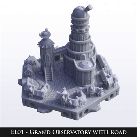 3d Printable Hexton Hills Epic Cities Grand Observatory Set By Hexton Hills