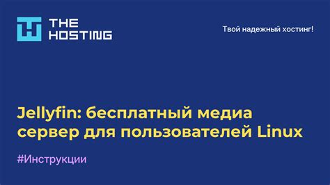 jellyfin бесплатный медиа сервер для пользователей linux Полезная