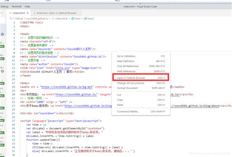 用vs code如何预览html代码呈现的效果 vscode运行html不用浏览器如何看效果 csdn博客