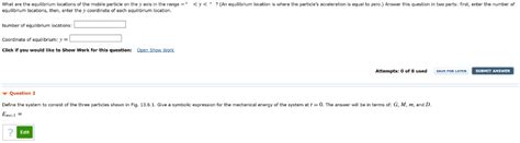 Solved Two Identical Particles Each Of Mass M Kg Are Chegg