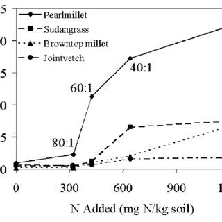 Root Surface Area Values Measured For Four Plant Species Following A Download Scientific