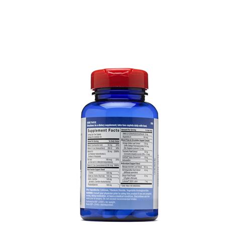 Gnc Preventive Nutrition Brain Health Formula 60 Caplets Supports Memory Function