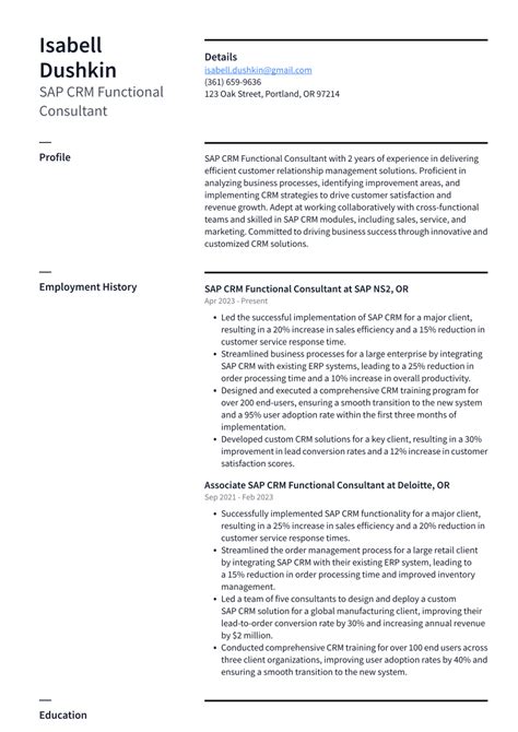 19 Sap Crm Functional Consultant Interview Questions With Example Answers