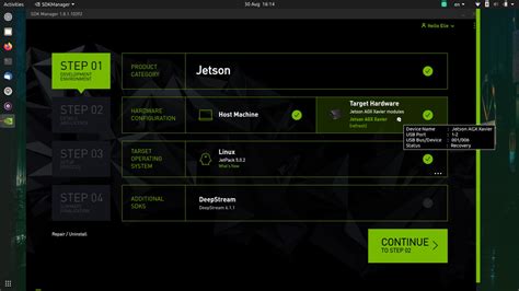 problem flashing jetson xavier agx to jetpack 5 with sdk manager
