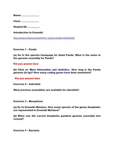 Bioinformatic Practice Pdf Gene Human Genome