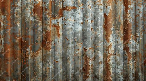 Premium Photo Rusted Corrugated Metal Texture Old Grunge Galvanized