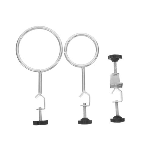 Mlins 3pcs Small Ring Clamp And Clamp For Flask And Beaker Laboratory