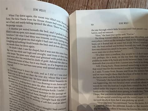 Tor Essentials Botns Wildly Different Size Font Between Books R Genewolfe