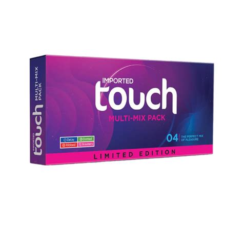 Touch Condoms Multi Mix Pack Of 4 Ribbed Dotted Delay Strawberry Daraz Pk
