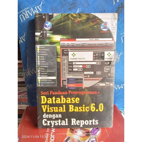 Jual Original Seri Panduan Pemrograman Dtbs Visual Basic 6 0 Dengan Kristal Report Shopee
