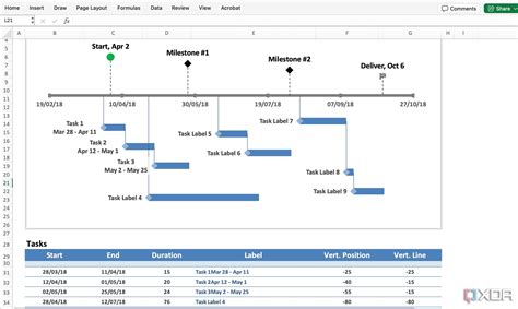 excel project plan template microsoft software development excel