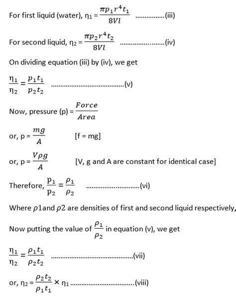 Determination Of Viscosity By Ostwalds Viscometer Easy Explanation Chemistry Notes