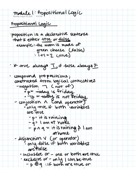 Data Structures Propositional Logic Cop 3530 Monday August 22