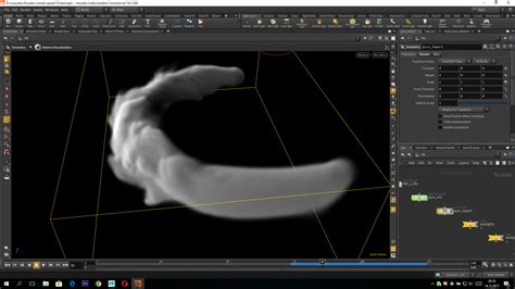 Houdini Smoke Stops Being Affected By Forces At One Point Of The Simulation General Houdini