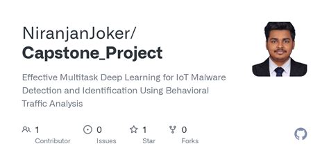 Github Niranjanjokercapstoneproject Effective Multitask Deep Learning For Iot Malware