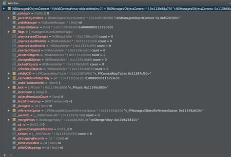 Ios Nsmanagedobjectcontext How To Access Unprocessedinserts Field