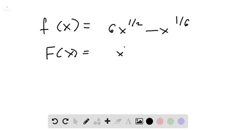 Solved Find The Most General Antiderivative Of The Function Check
