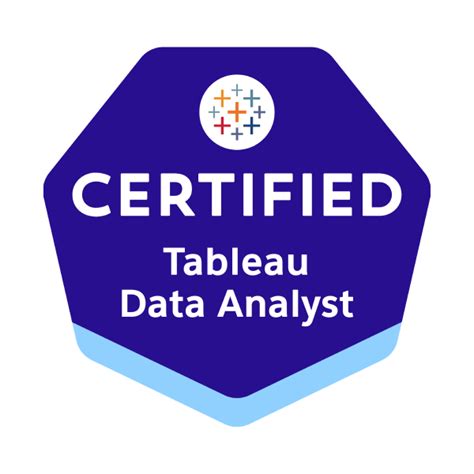 tableau certified data analyst credly