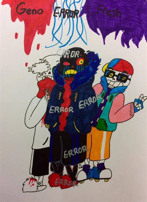 Geno Error Fresh Sans By FoxyKat1987 On DeviantArt