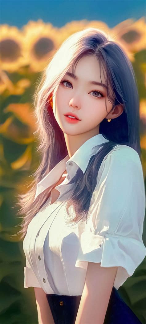 Anime Art Girl Digital Quick Beauty Beauty Illustration