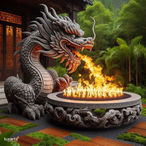 Ignite Your Outdoor Oasis Dragon Shaped Patio Fire Tables For Mythical Gatherings Luxarts