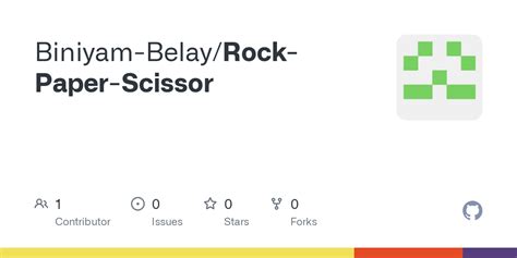 Github Biniyam Belay Rock Paper Scissor