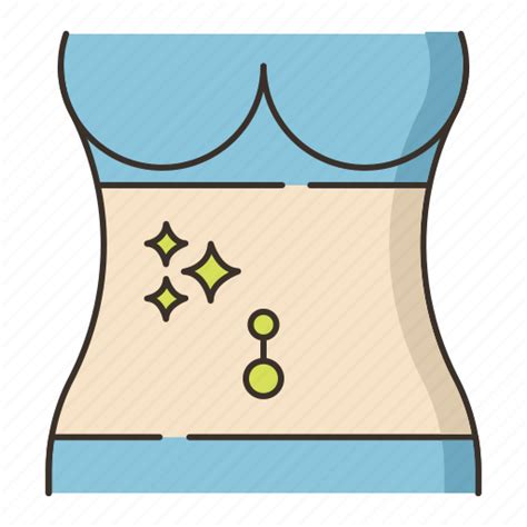Belly Piercing Accessory Jewelry Icon Download On Iconfinder