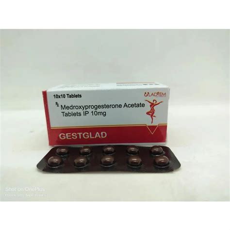 Medroxyprogesterone Acetate Tablets Ip Strength 10mg At ₹ 570 Stripe In Sas Nagar