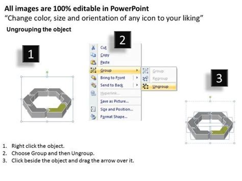 Ppt 6 Factors Hexagon Editable PowerPoint Certificate Templates
