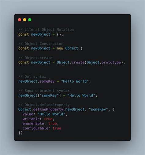 Ramin Khodaie On Linkedin Javascript Objectcreation