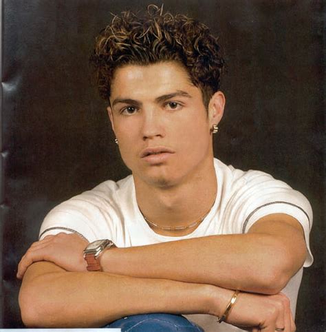 Cristiano Ronaldo And His Medium Length Curly Hairstyles The