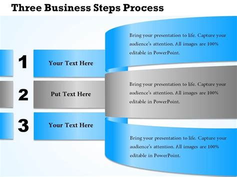 0314 Business Ppt Diagram Three Business Steps Process Powerpoint