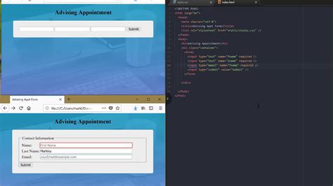 1 Working With Html Forms ~ Creating Forms Youtube