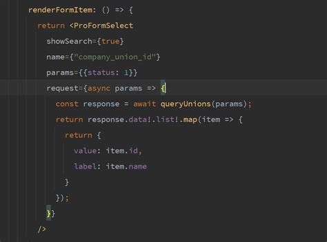 🧐 问题 Proformselect设置showsearch，使用request获取数据，默认的查询字段是keywords，如何修改这个字段名称？ · Issue 3443 · Ant